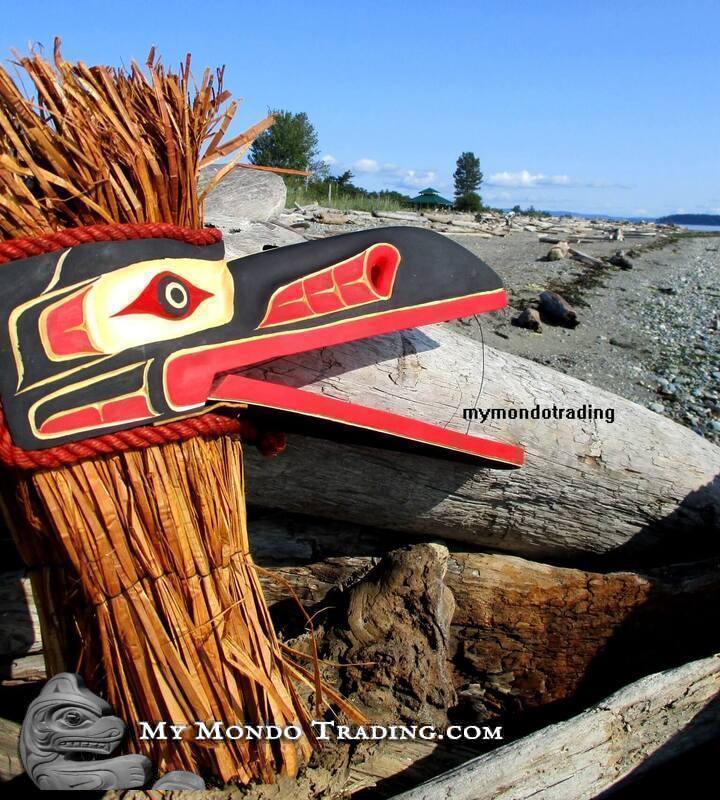 Large articulated Raven Mask, by Alfred Robertson - SOLD • My Mondo ...