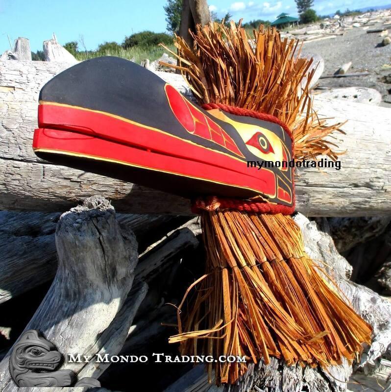 Large articulated Raven Mask, by Alfred Robertson - SOLD • My Mondo ...