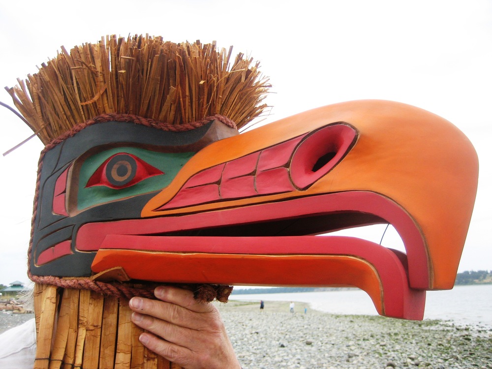 HUGE Eagle Mask by Alfred Robertson • My Mondo Trading • First Nations ...