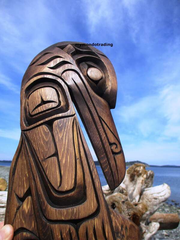 Beautiful sad Raven, native art direct from artist Alfred Robertson ...