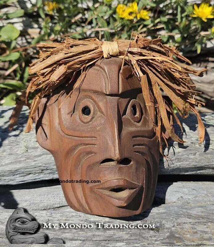 1986 Wild Man Mask, by Basil James, Kwakiutl First Nation - SOLD • My ...