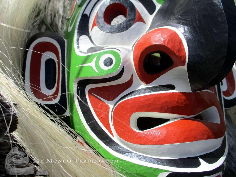 Gorgeous Bakwus, Wild Man Mask by Bert Smith • My Mondo Trading • First ...