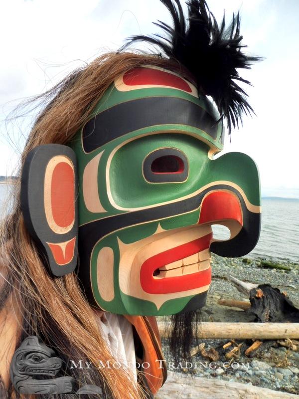 Bukwas Mask (Wild Man) by Calvin Hunt - SOLD • My Mondo Trading • First ...