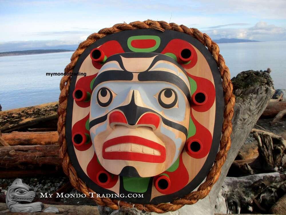 Large Komokwa mask by master artist and Chief Calvin Hunt - SOLD • My ...