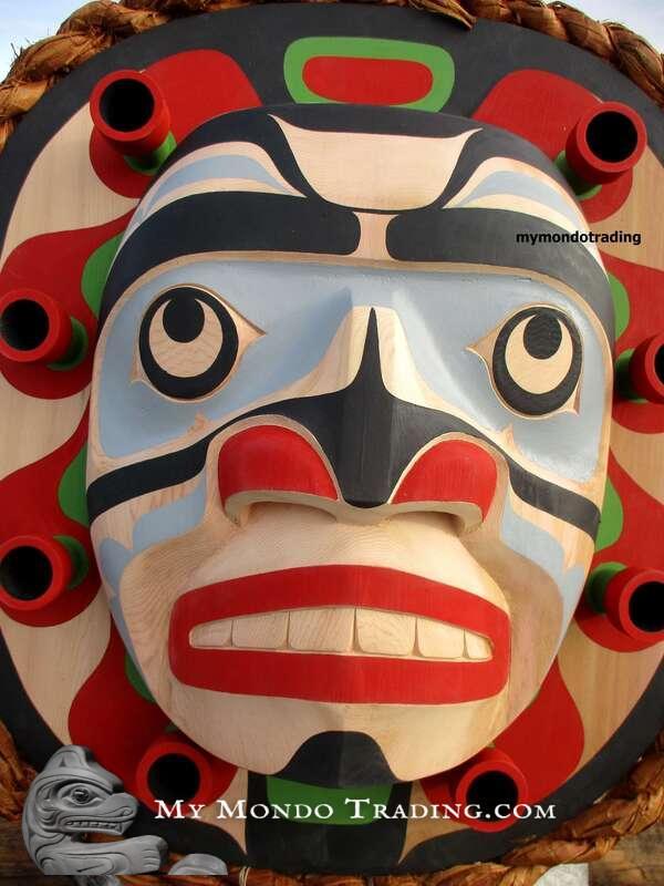 Large Komokwa mask by master artist and Chief Calvin Hunt - SOLD • My ...