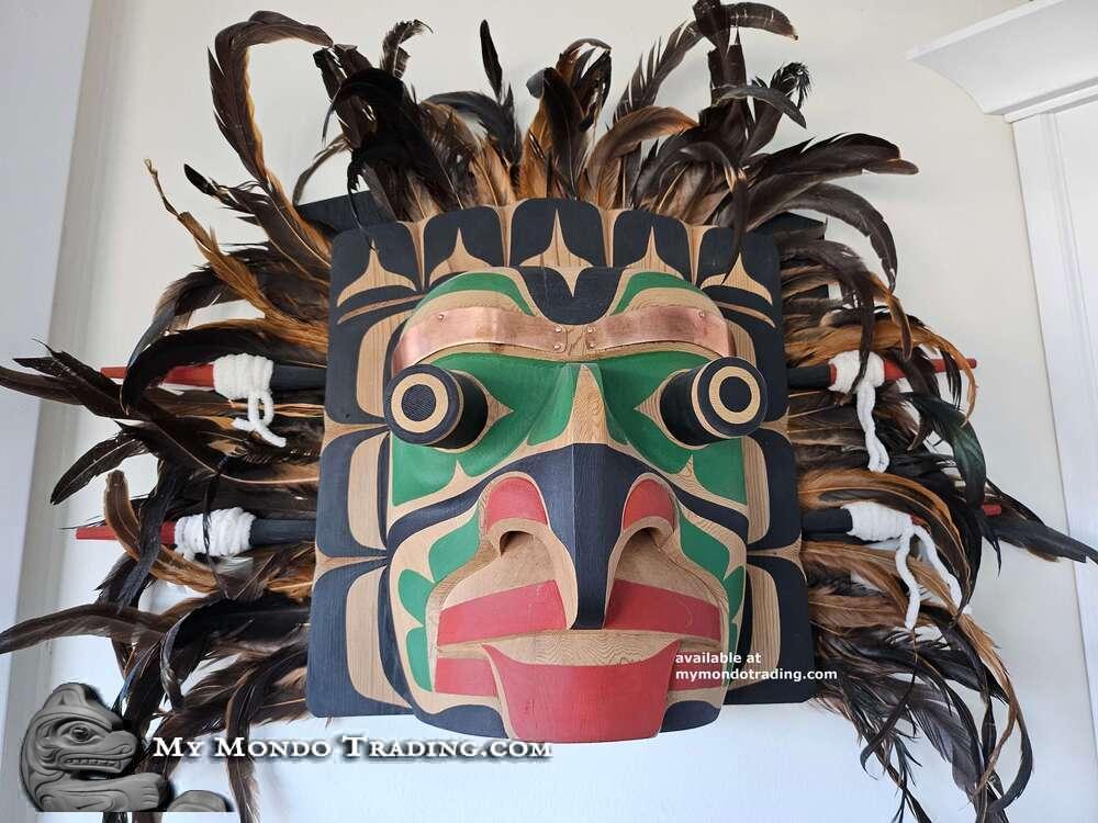 Earthquake (Kwe-Kwe) Mask by Chief Calvin Hunt • My Mondo Trading ...