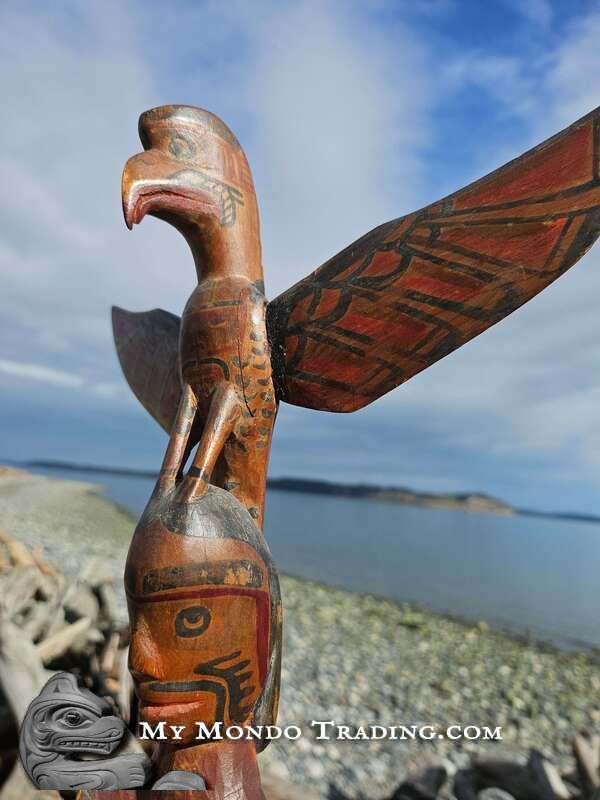 A piece of History: Model Totem Pole by Charlie James (1875-1938 ...