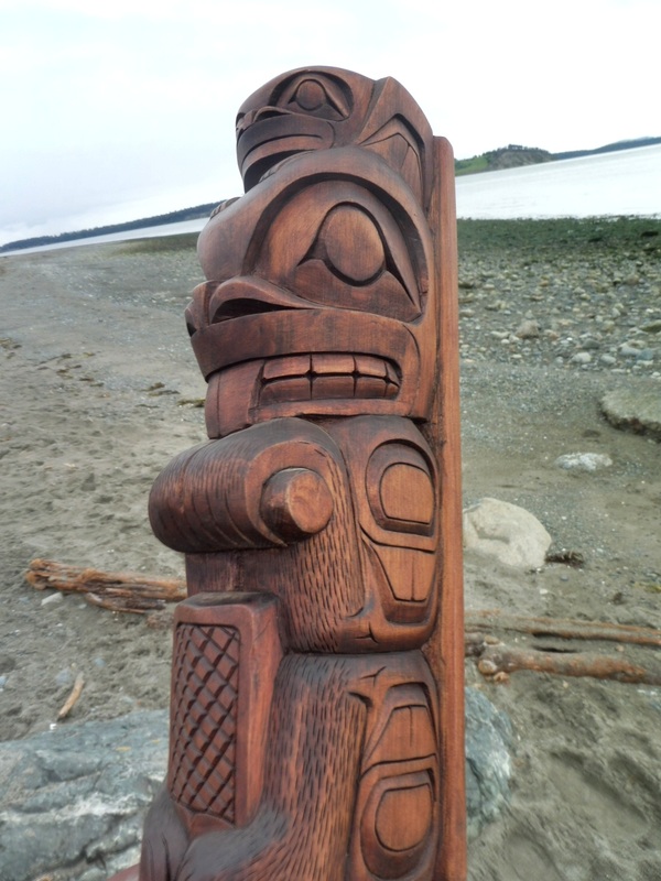 Haida Beaver Totem by Darrell LeBlanc • My Mondo Trading • Native Art ...