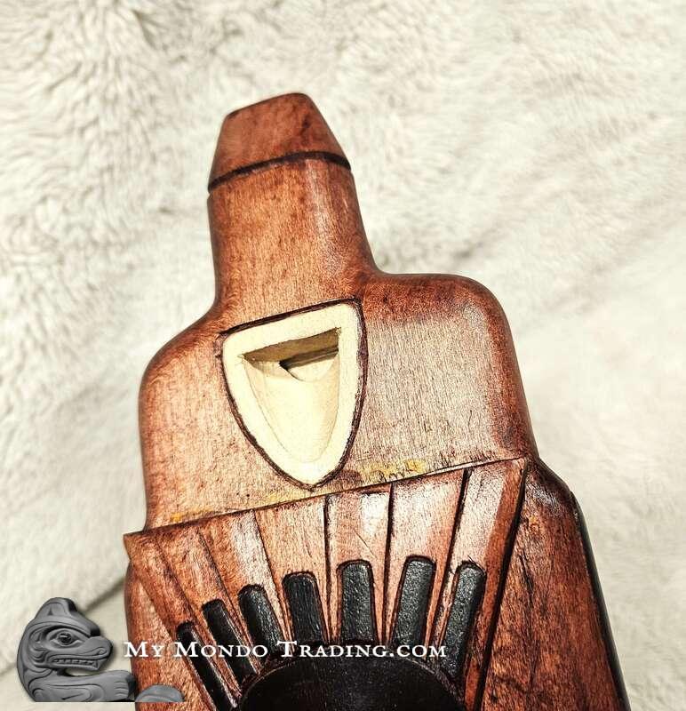 Ceremonial Haida Eagle Whistle/Rattle, DonavonGates - SOLD • My Mondo ...