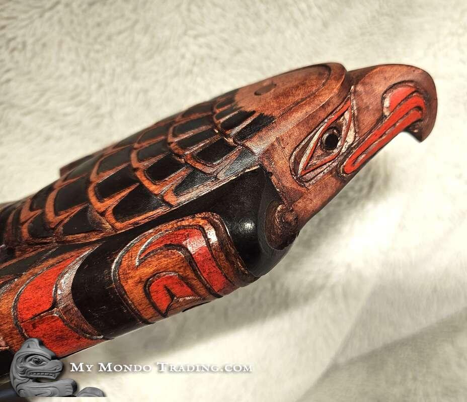 Ceremonial Haida Eagle Whistle/Rattle, DonavonGates - SOLD • My Mondo ...