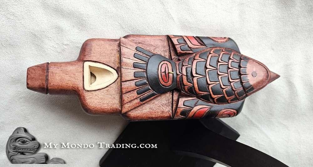 Ceremonial Haida Eagle Whistle/Rattle, DonavonGates - SOLD • My Mondo ...