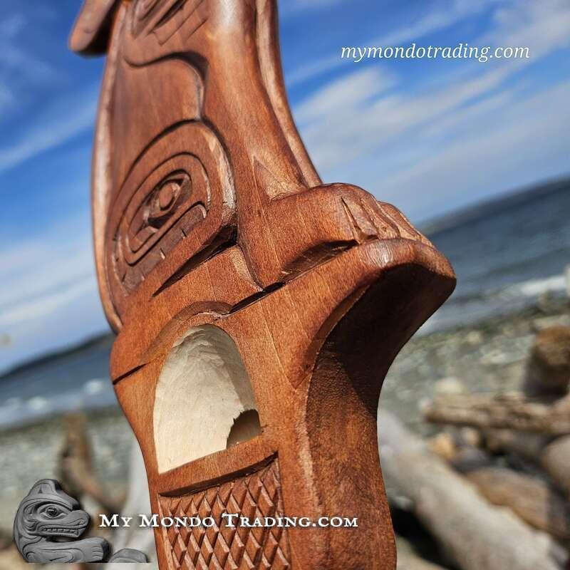 Ceremonial Haida Wolf Rattle AND Whistle, Donavon Gates -SOLD • My ...