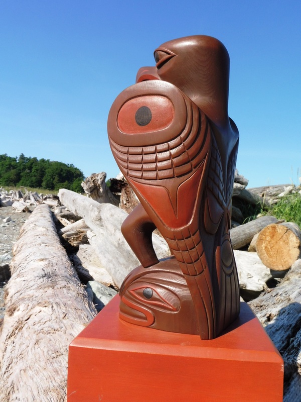 Transforming Eagle Sculpture by Floyd Tyee Joseph • My Mondo Trading ...