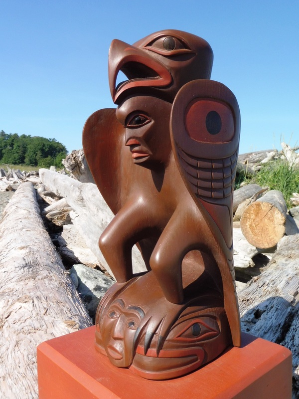 Transforming Eagle Sculpture by Floyd Tyee Joseph • My Mondo Trading ...