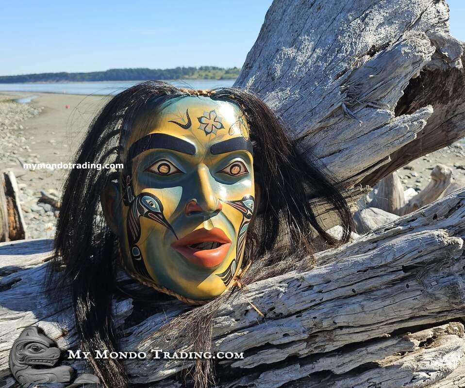 Beautiful Hummingbird and Dragonfly Portrait Mask by Janice Morin • My ...