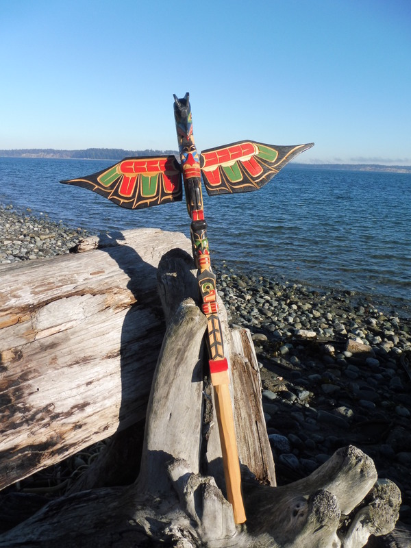 Gorgeous Talking Stick by Jimmy Joseph • My Mondo Trading • First ...