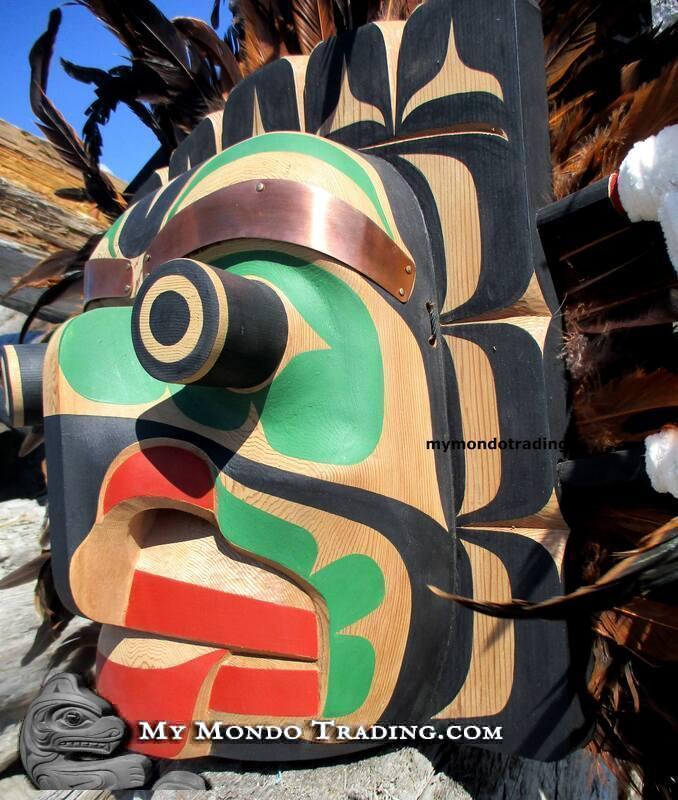 Earthquake (Kwe-Kwe) Mask by Chief Calvin Hunt • My Mondo Trading ...