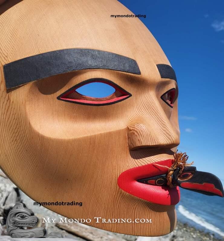 Raven House Moon, superb quality mask by Kolten Khasalus Grant - SOLD ...