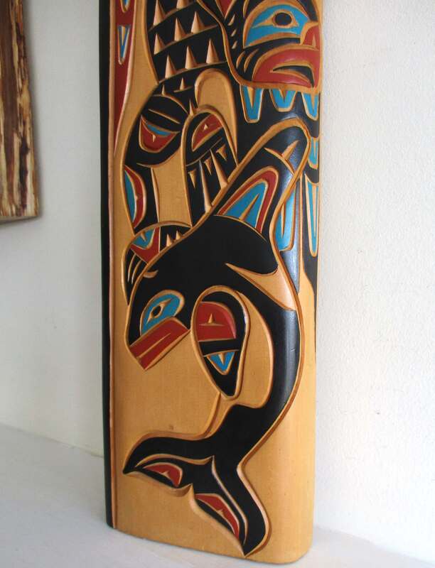 42" Thunderbird Warrior, cedar art by Paul Joseph • My Mondo Trading ...