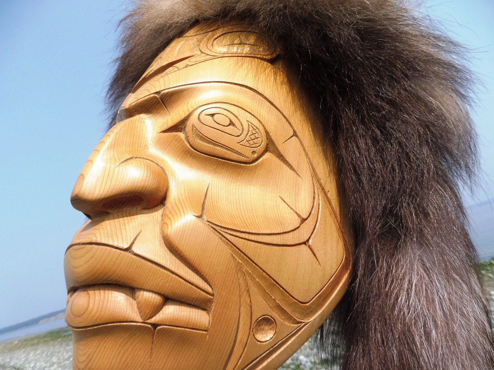 Wolf Spirit Mask by Ron Sager, Wolf Clan • My Mondo Trading • Native ...