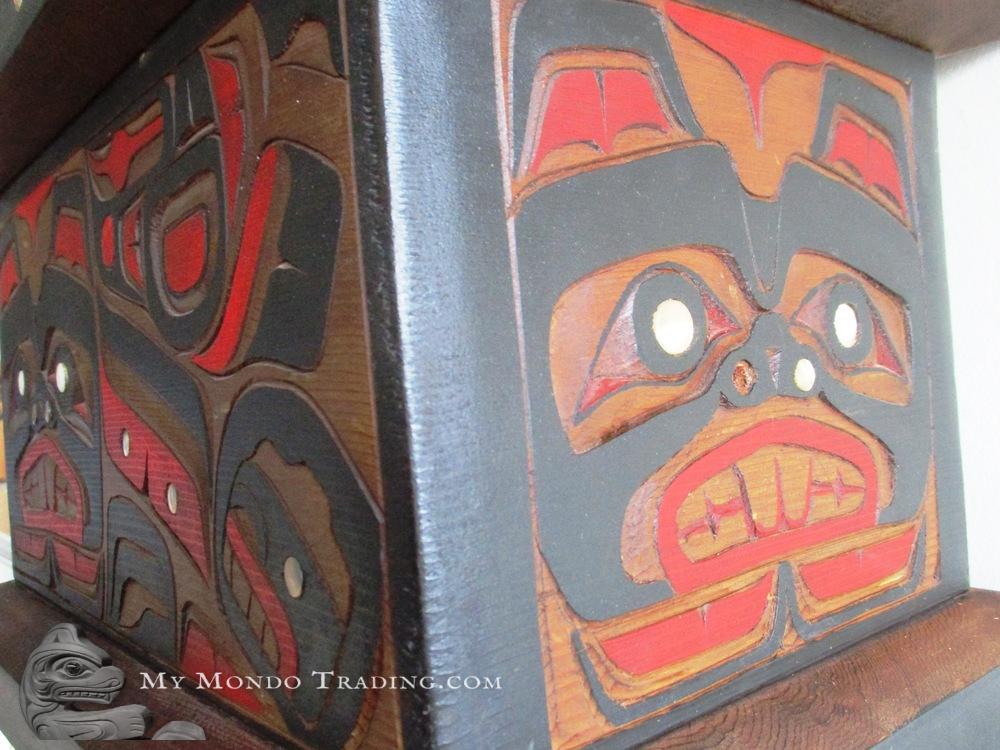 Gorgeous lidded Beaver Box by late Sampson Robertson • My Mondo Trading ...