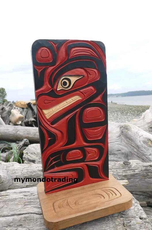 Black Bear Abstract, red cedar, new design by Shane Flood Baker - SOLD ...