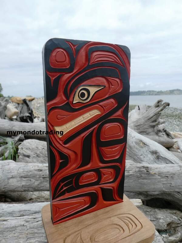 Black Bear Abstract, red cedar, new design by Shane Flood Baker - SOLD ...