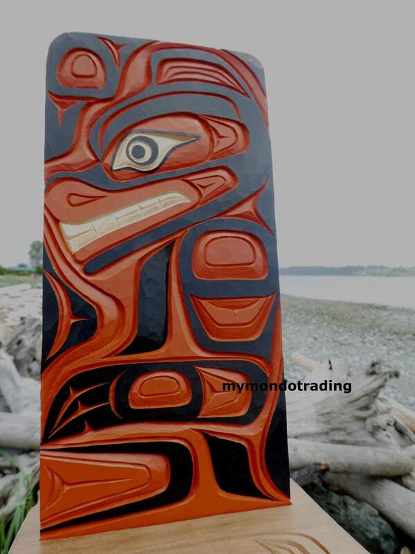 Black Bear Abstract, red cedar, new design by Shane Flood Baker - SOLD ...