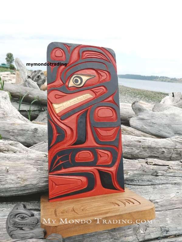 Black Bear Abstract, red cedar, new design by Shane Flood Baker - SOLD ...