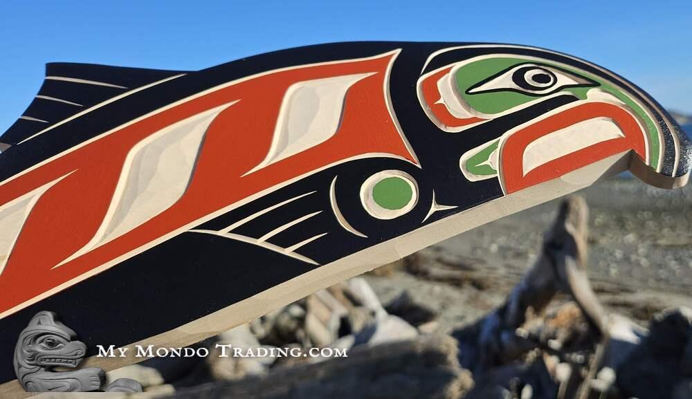 Coho Salmon, beautiful quality, hand carved by Shane Flood Baker • My ...