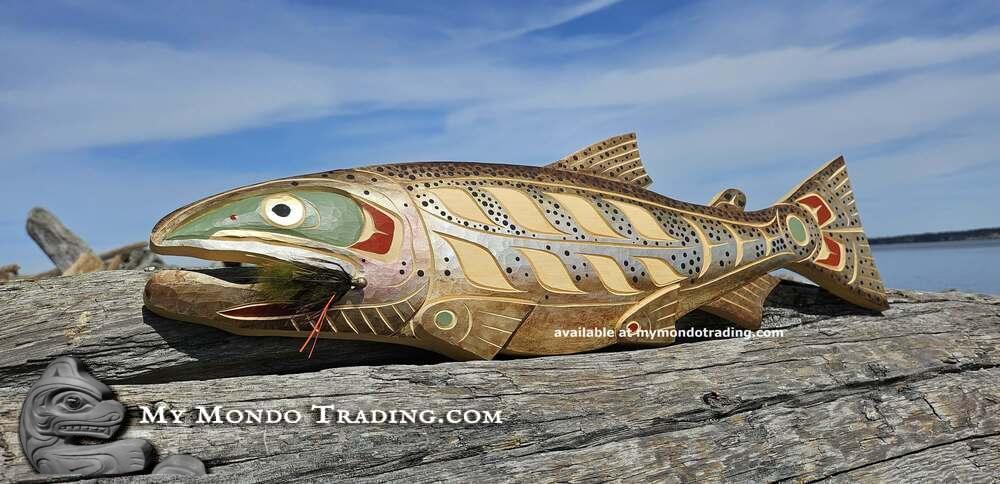 Cutthroat Trout, inspired by his catch, by Shane Flood Baker - SOLD ...