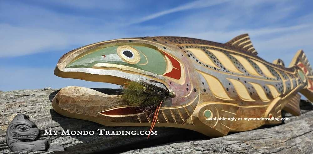 Cutthroat Trout, inspired by his catch, by Shane Flood Baker - SOLD ...