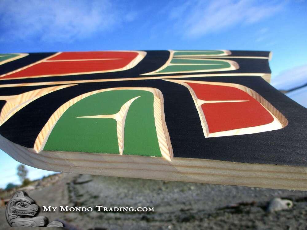 High quality carving, 33" Eagle, authentic Indigenous art by Shane ...