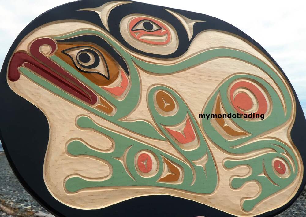Frog with Frog egg, beautiful carving by Shane Flood Baker - SOLD • My ...