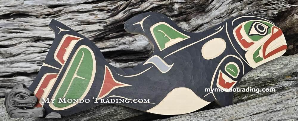 Orca, Killer Whale, authentic local Indigenous art by Shane Flood Baker ...