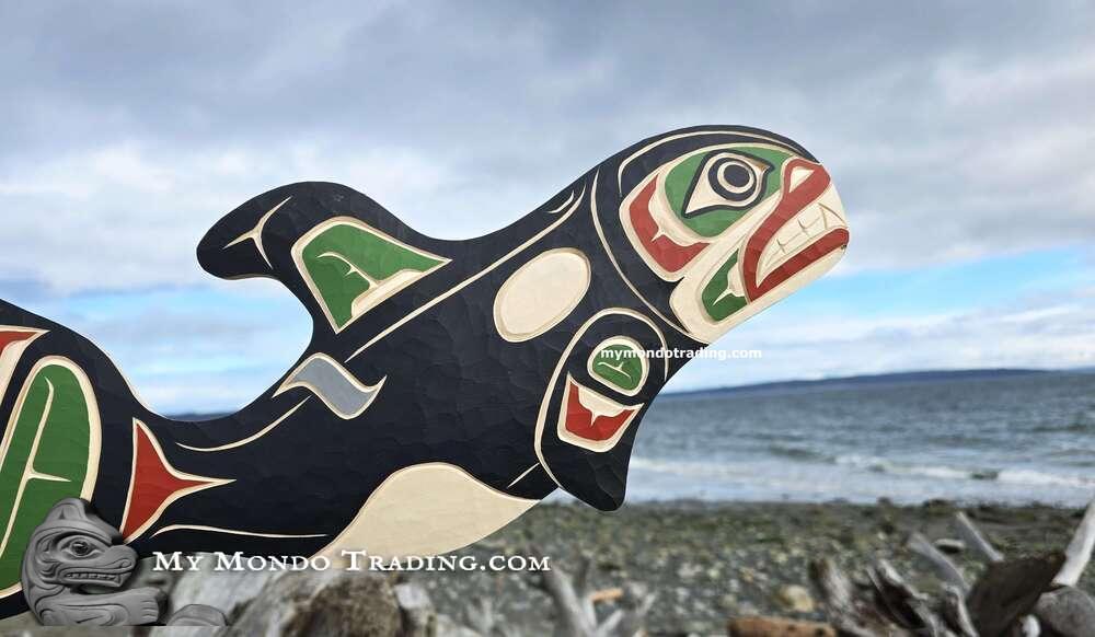 Orca, Killer Whale, authentic local Indigenous art by Shane Flood Baker ...