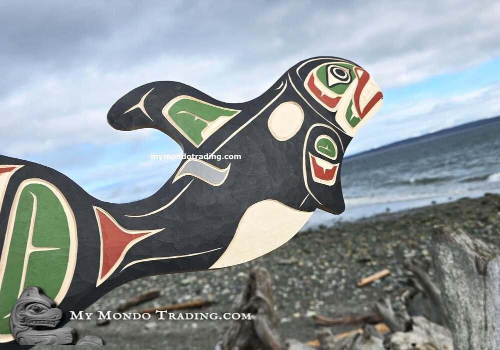 Orca, Killer Whale, authentic local Indigenous art by Shane Flood Baker ...