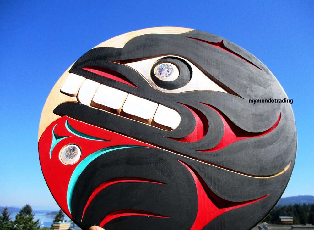 Bear caught Salmon, by Chief Terry Horne • My Mondo Trading • Native ...