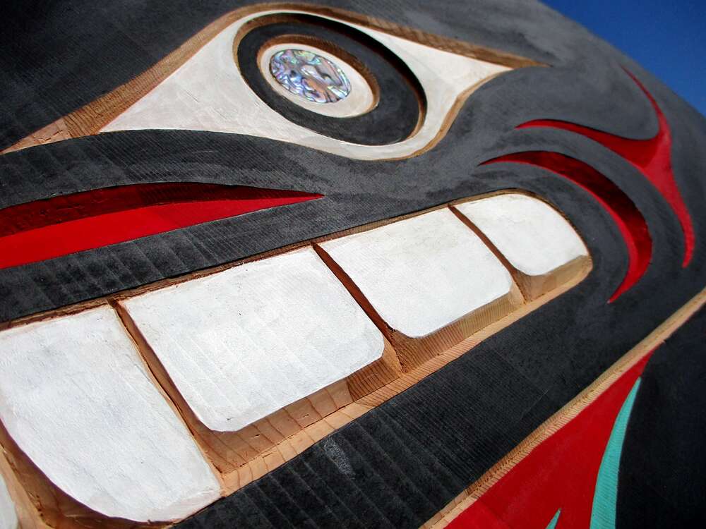 Bear caught Salmon, by Chief Terry Horne • My Mondo Trading • Native ...