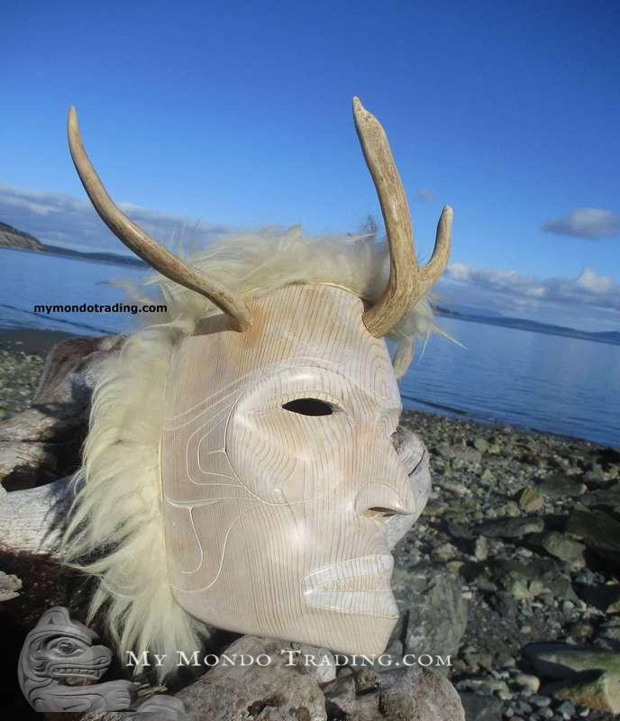 Spirit (Ghost) Shaman Mask by Chief Terry Horne • My Mondo Trading ...