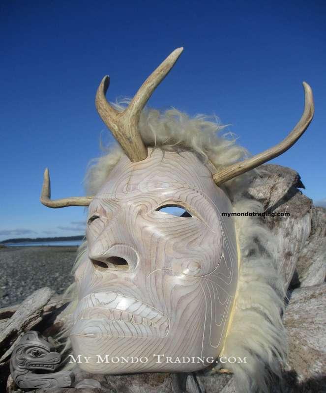 Spirit (Ghost) Shaman Mask by Chief Terry Horne • My Mondo Trading ...