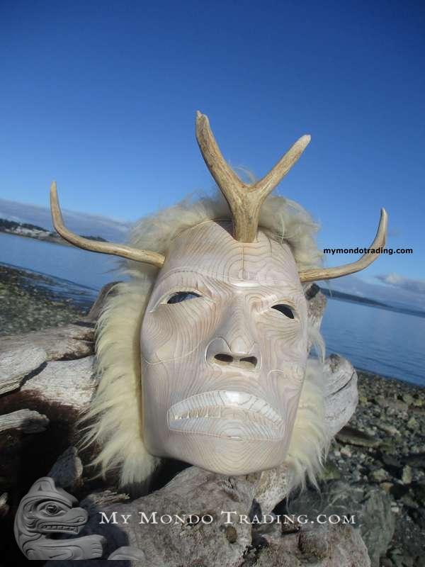 Spirit (Ghost) Shaman Mask by Chief Terry Horne • My Mondo Trading ...