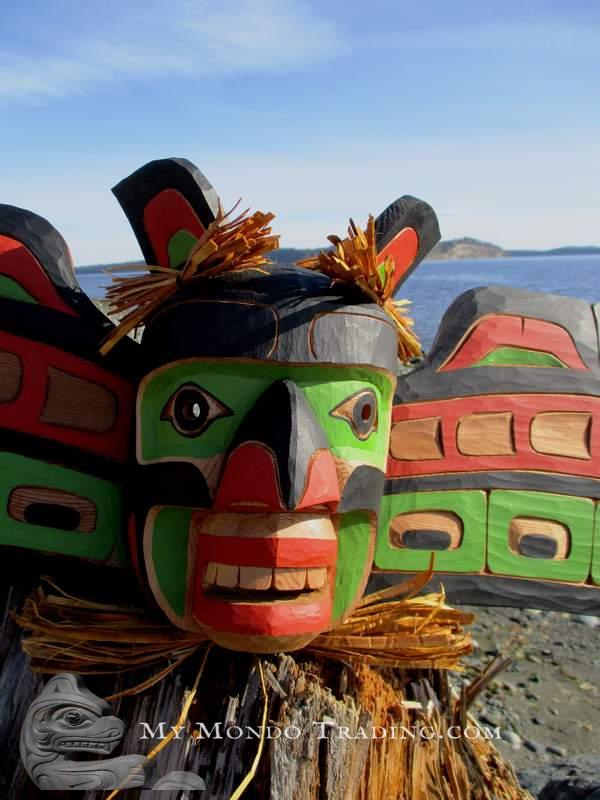 Sisiutl (Sea Serpent) 44" large mask by Tim Alfred • My Mondo Trading ...