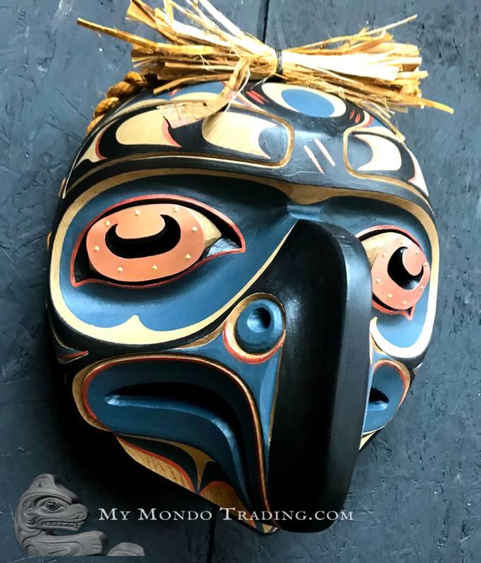 Eagle Mask by Tom Hunt • My Mondo Trading • First Nations Art Gallery