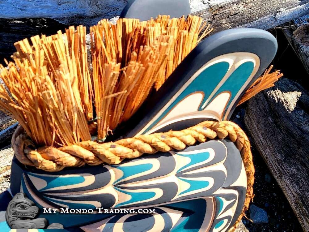 Large Raven Mask, authentic, hand carved, direct from artist Tom D ...
